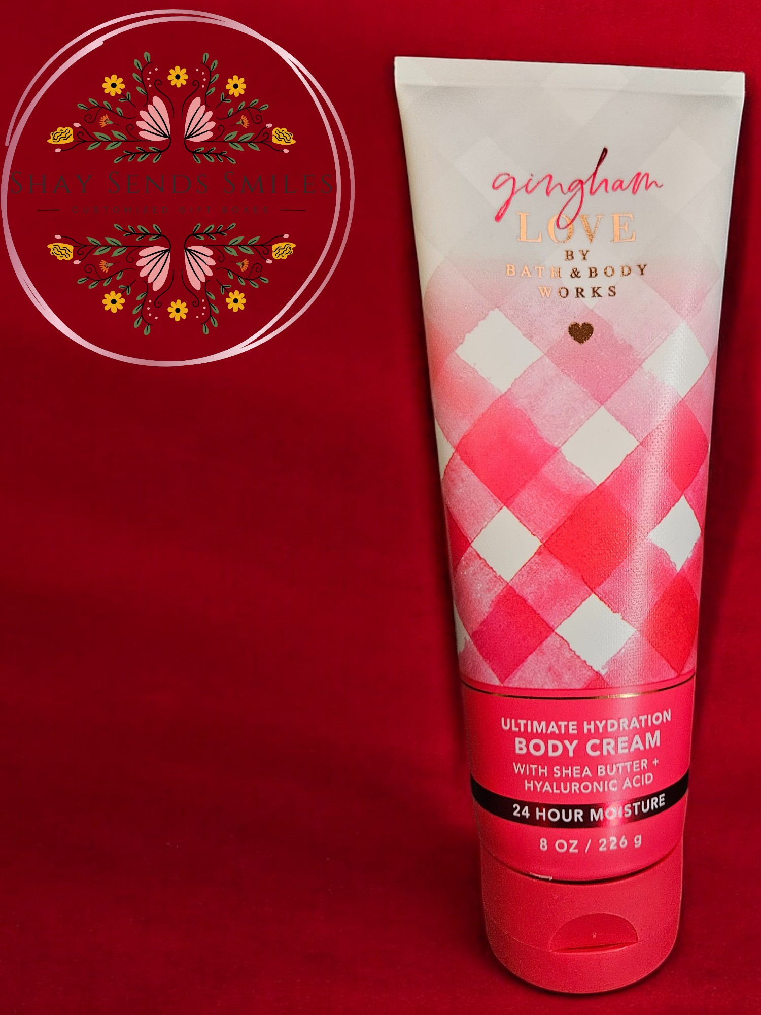 Gingham Love Cream – Shay Sends Smiles